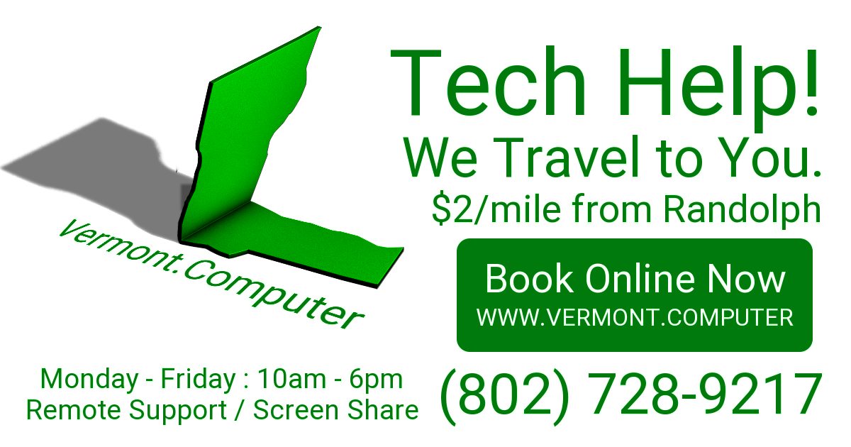 Vermont Computer | Technology Guidance Through The Forest